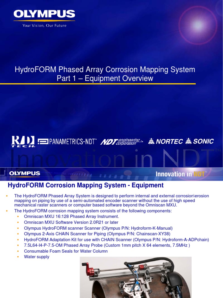 Hydroform Phased Array Corrosion Mapping System Part 1 - Equipment ...