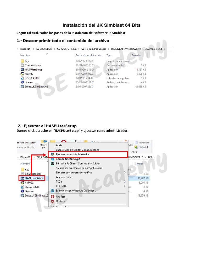 Instalación Jksimblast | PDF | Informática | Software