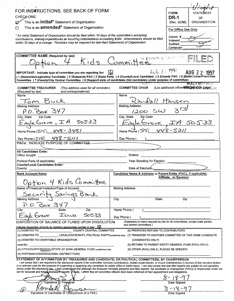 For Instructions, See Back of Form DR-1: M-Ciiia-A. 505-Z | PDF ...