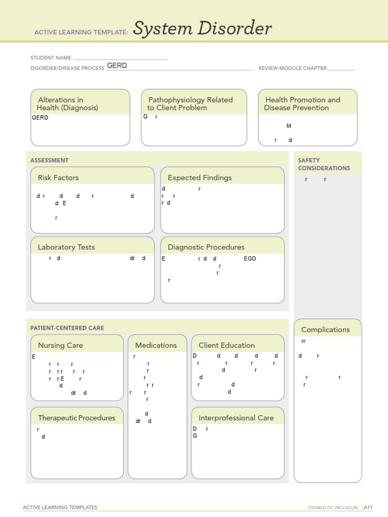 GERD Management for Nursing Students | PDF | Wellness