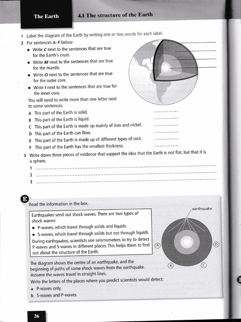 Earth Structure and Rock Types Explained | PDF | Lucy (Australopithecus ...
