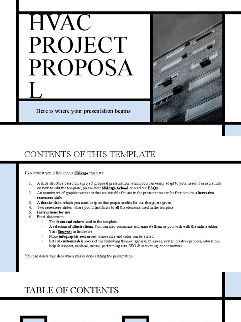 HVAC Project Proposal by Slidesgo | PDF | Planets | Solar System