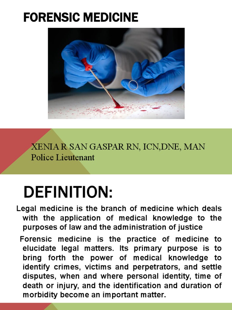 Forensic Medicine Overview in India | PDF | Forensic Science | Death
