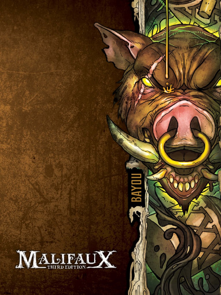 Malifaux 3e - The Bayou Faction Book (WYR23017) | PDF