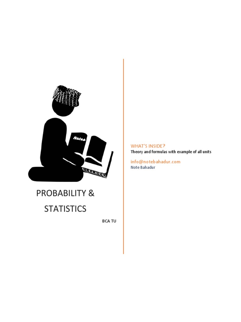 3 Sem Probability and - Statistics Solution of Book | PDF | All Rights ...