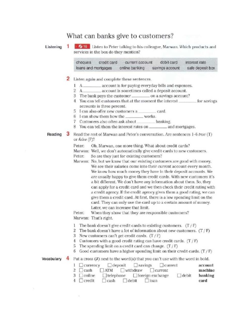 English For Banking and Finance 3 2 | PDF