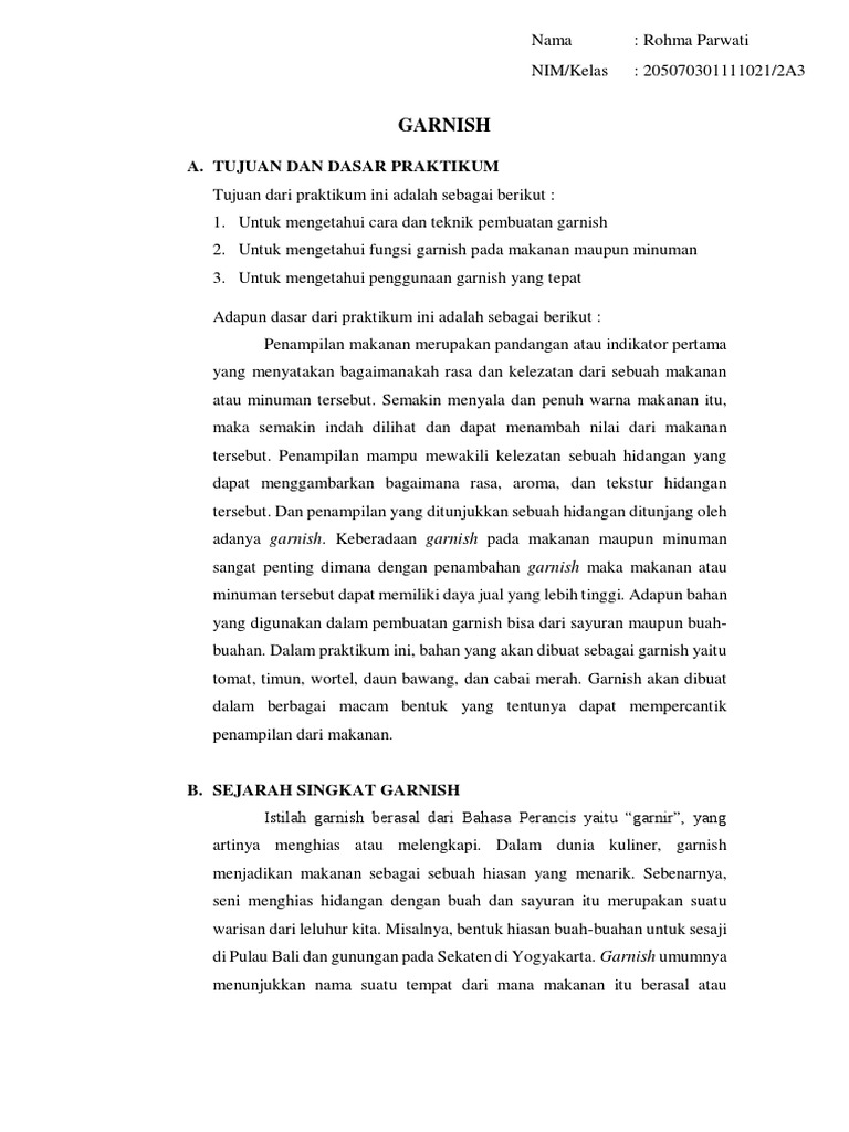 Garnish | PDF