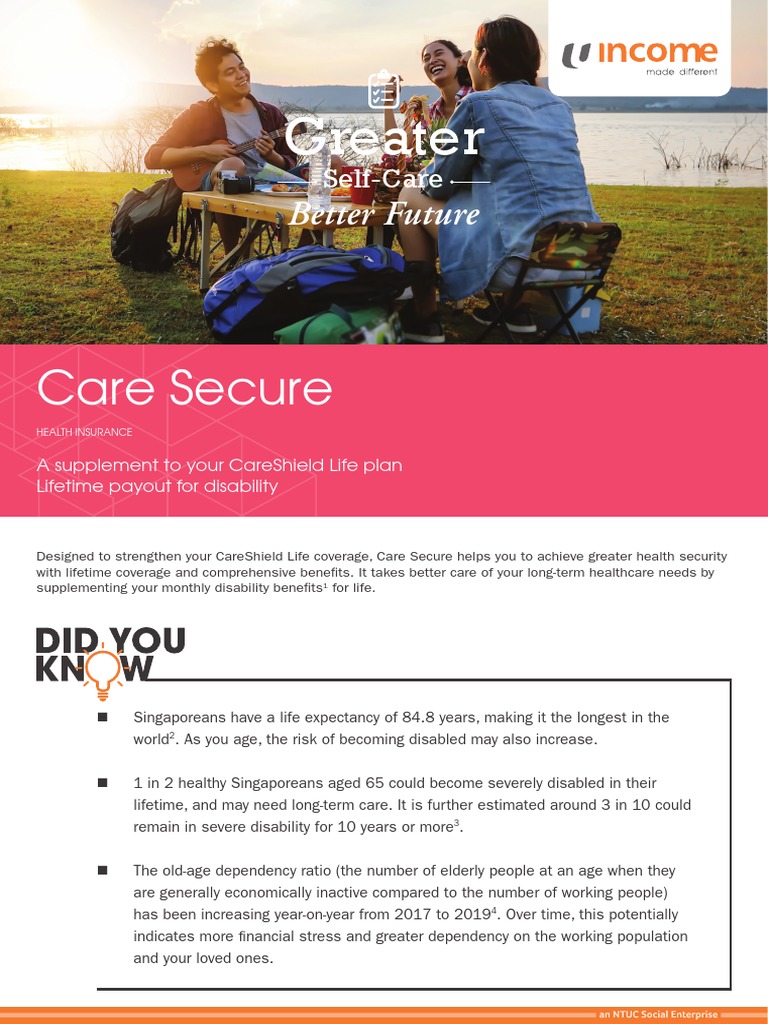 NTUC CareShield Life Supplement | PDF | Insurance | Welfare