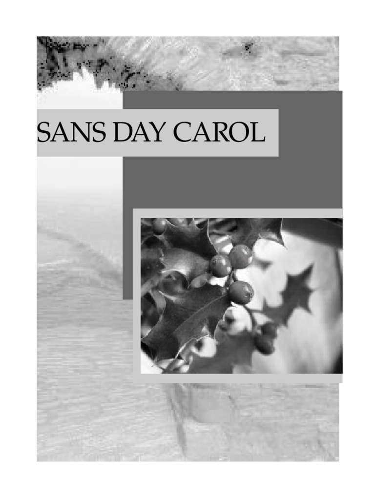 Sans Day Carol | PDF