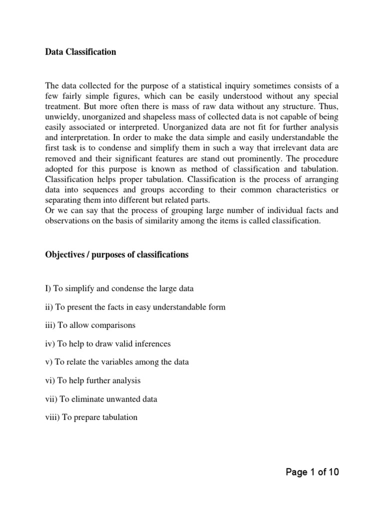 Unit-1 - Data Classification and Tabulation - L-4 - 28th November, 2020 | PDF | Probability ...