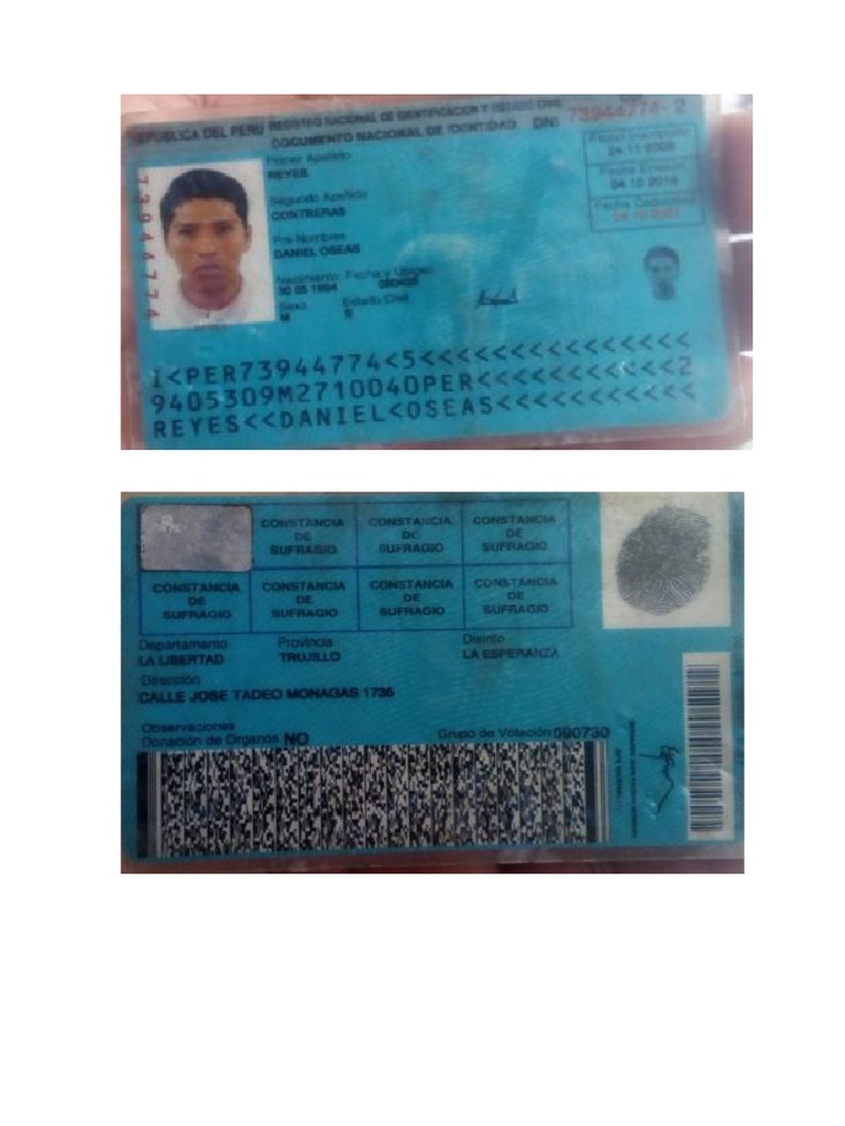 Dni Daniel Contreras | PDF