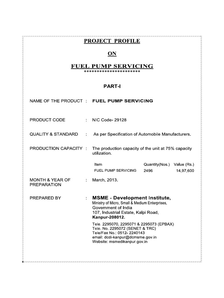 Petrol Pump Project Report | PDF