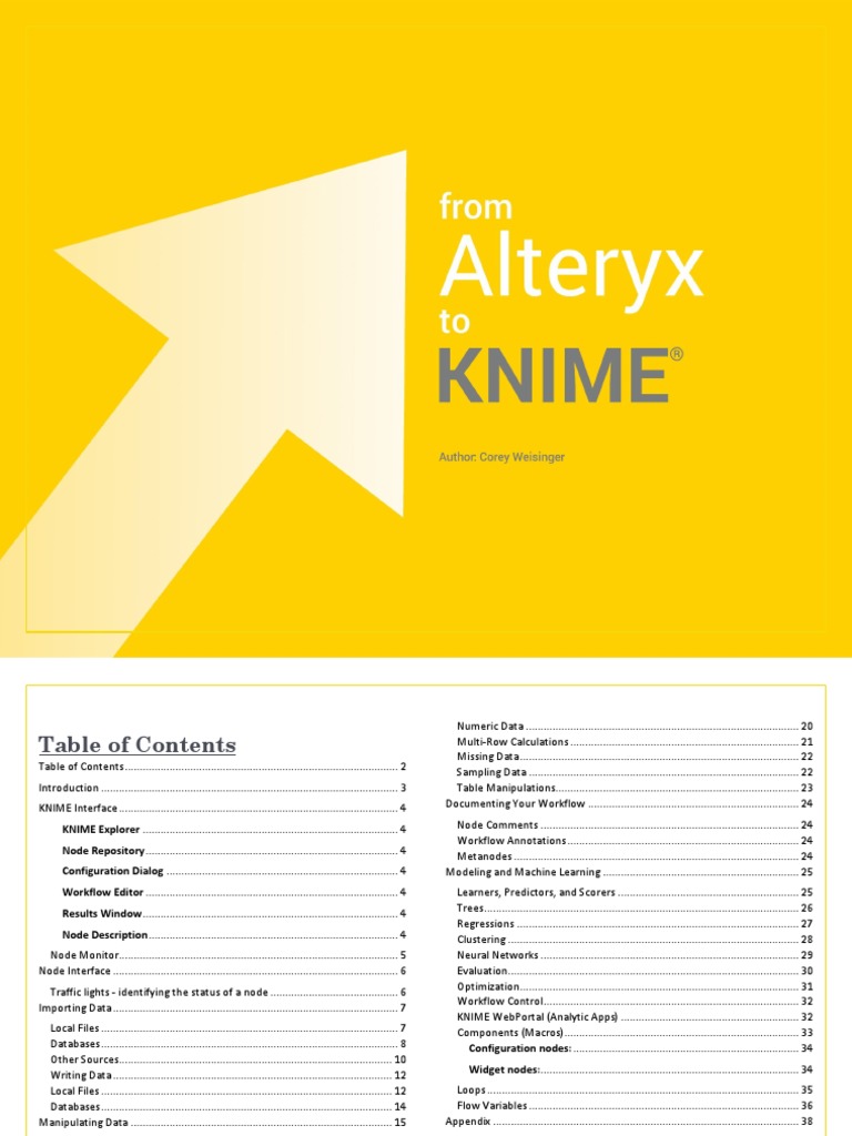 From Alteryx To KNIME 092019 | PDF | Microsoft Excel | Comma Separated Values