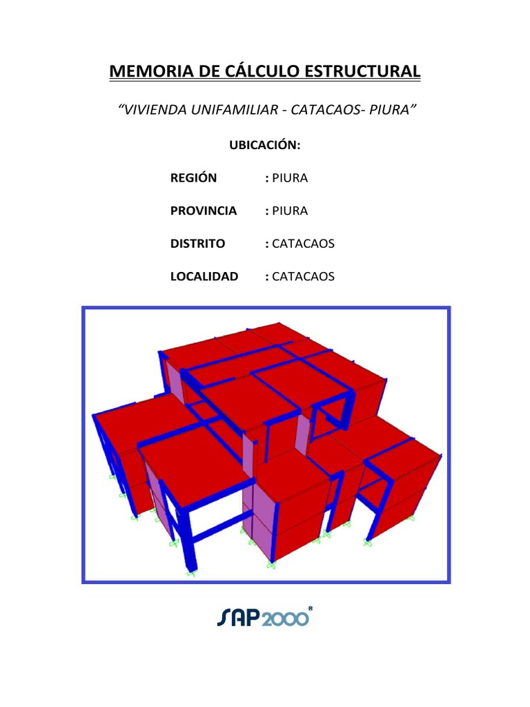Memoria de Cálculo Estructural | PDF | Doblar | Hormigón