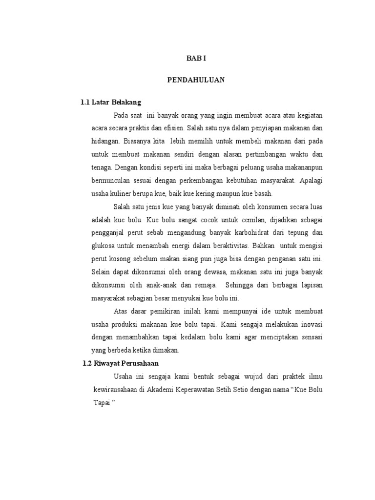 Proposal Risol | PDF