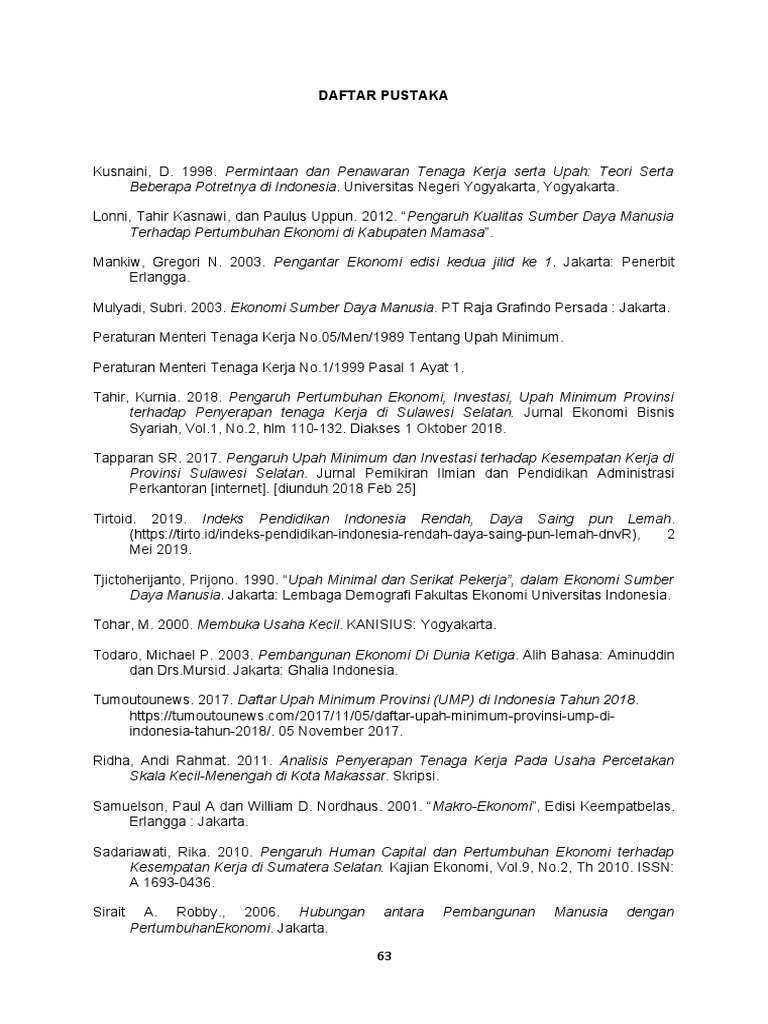 Contoh Penulisan Dapus | PDF