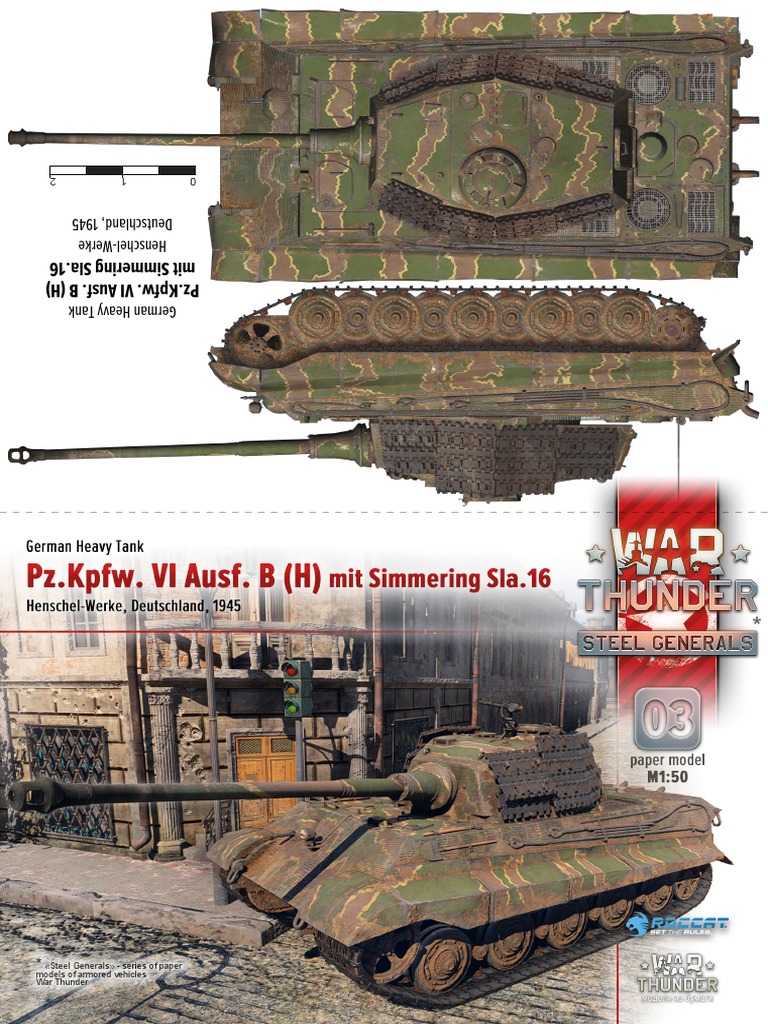 Steel Generals - Series of Paper Models of Armored Vehicles War Thunder | PDF