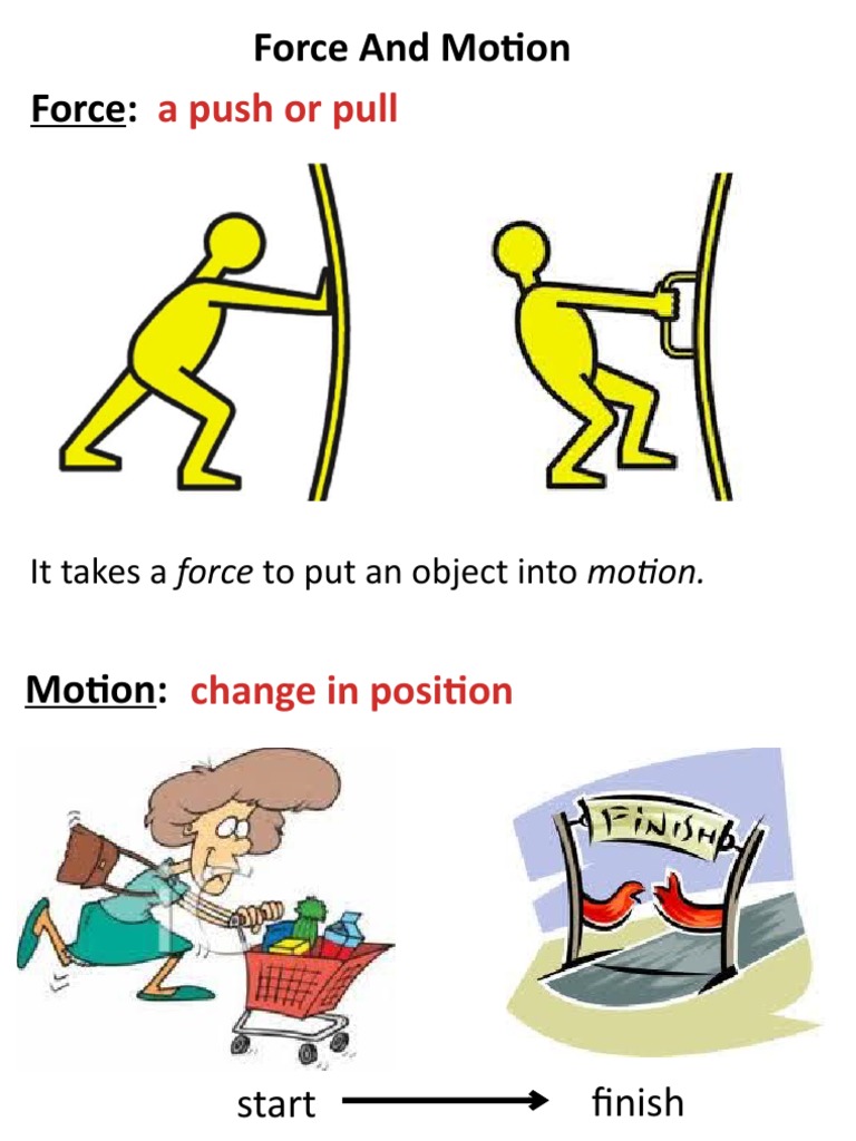 Force And Motion Explained | PDF | Friction | Force