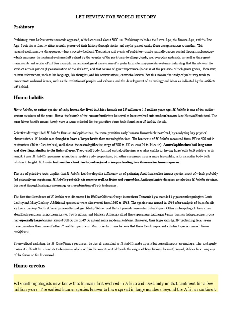 Let Review For World History | PDF | Phoenicia | Babylonia