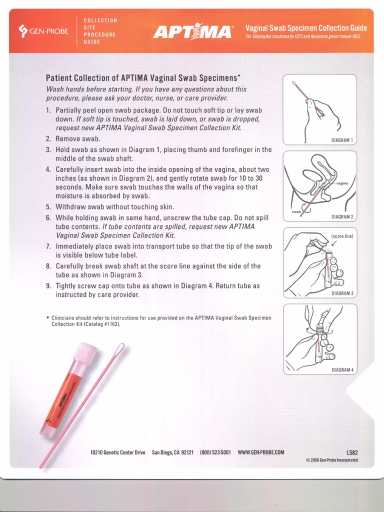 Vaginal Swab Collection Guide
