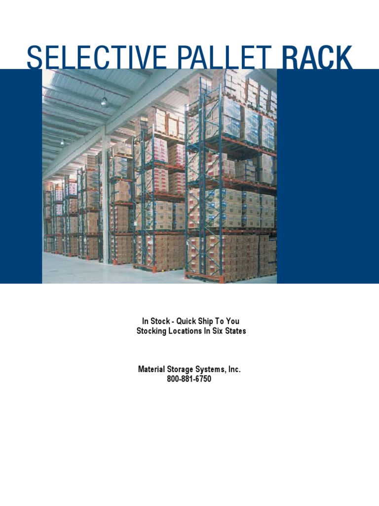 Selective Pallet Rack | PDF | Pallet | Economic Sectors