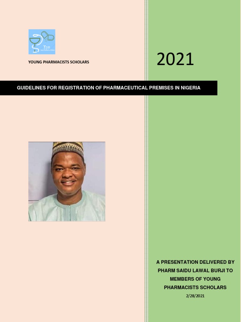 Guidelines For Registration of Pharmaceutical Premises in Nigeria by ...