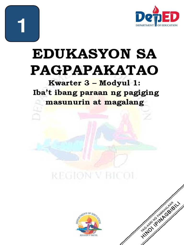 Esp1 Melc10 Q3 | PDF