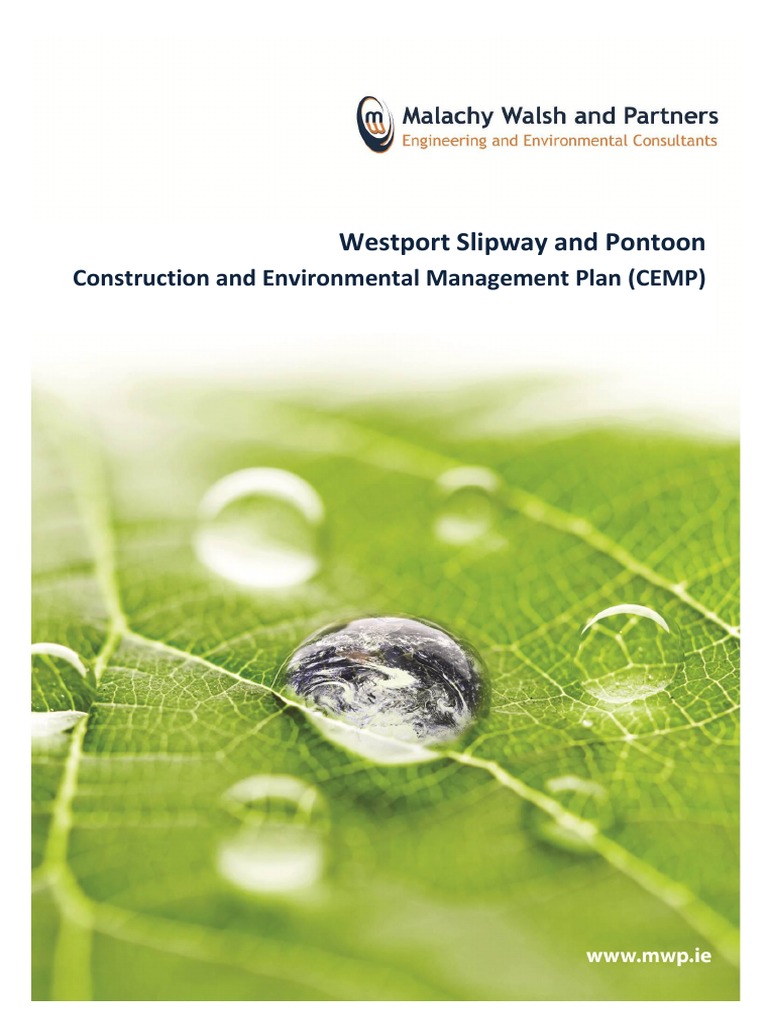 Westport Slipway and Pontoon: Construction and Environmental Management ...