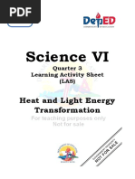 Energy and Change (Grade 7 English) | PDF | Energy Development | Candle