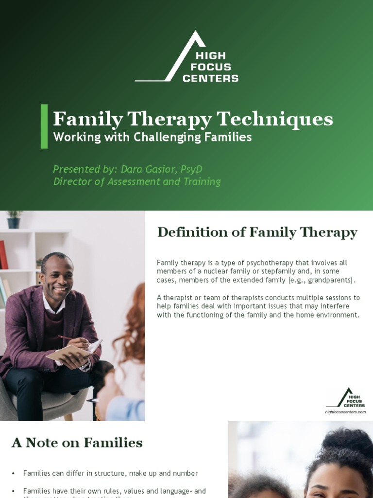 Family Therapy Working With Challenging Family Dynamics in Effective ...