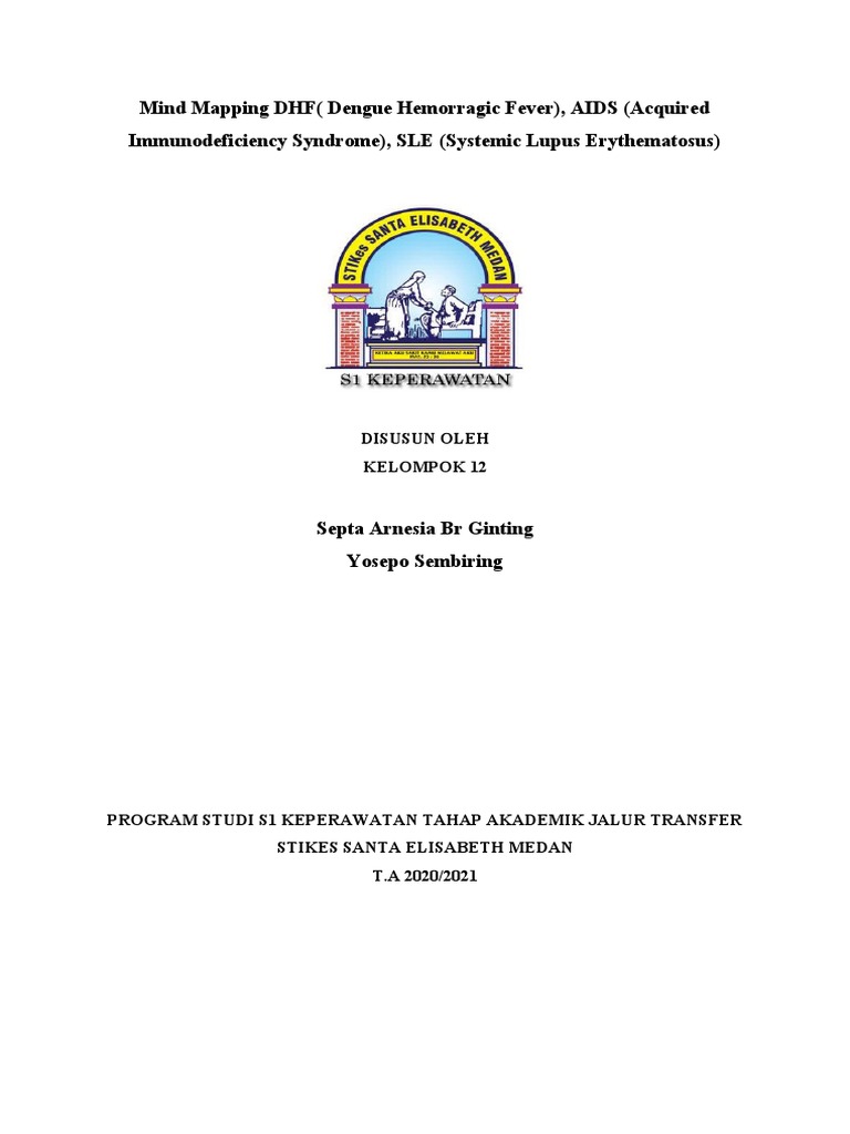 Mind Mapping Kelompok 12 DHF, AIDS, SLE | PDF