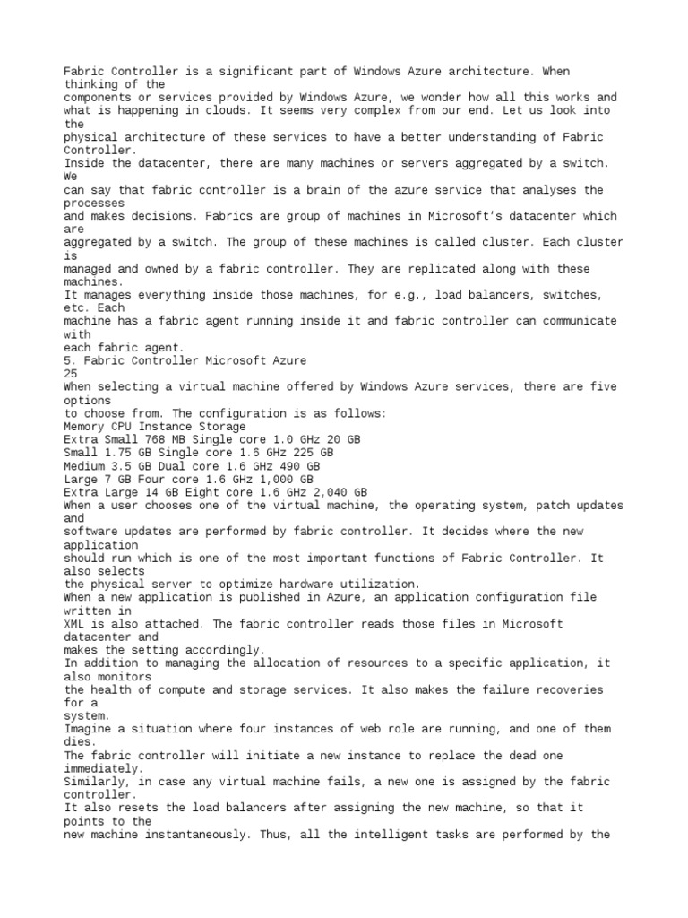 Understanding the Role and Responsibilities of the Fabric Controller in ...