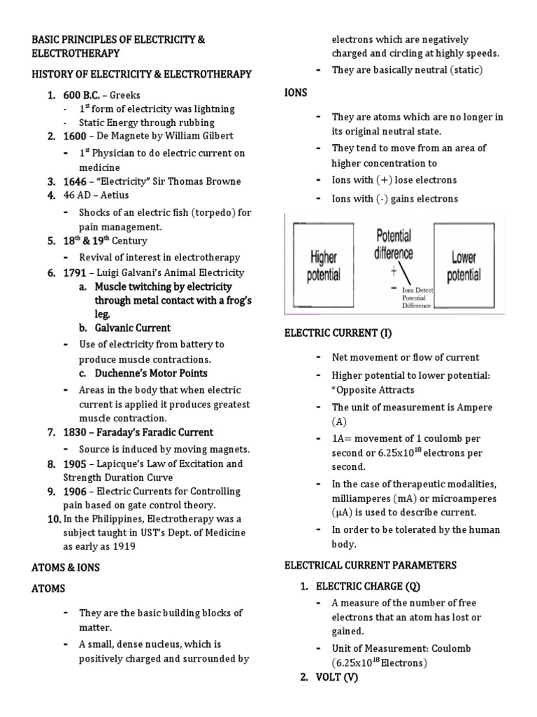 Basic Principles of Electricity | PDF | Amplitude | Electricity
