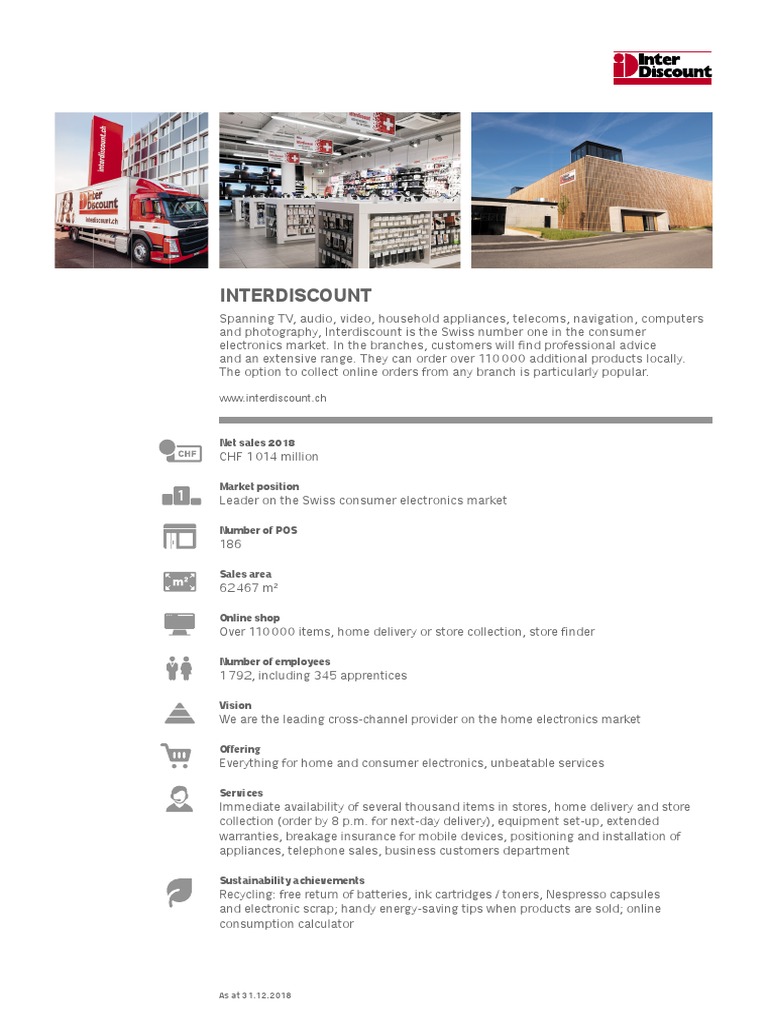 Interdiscount: Swiss Consumer Electronics Leader | PDF