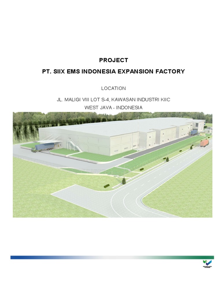 Project Pt. Siix Ems Indonesia Expansion Factory: Location | PDF | Wall ...