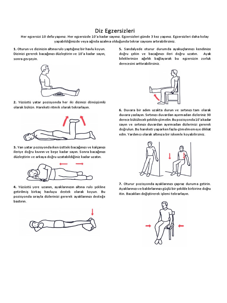 FTR - 9 - Diz Egzersizleri | PDF