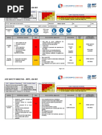 JSA For Bolt Tightening, Grating Removal | PDF | Hazards | Oil Spill