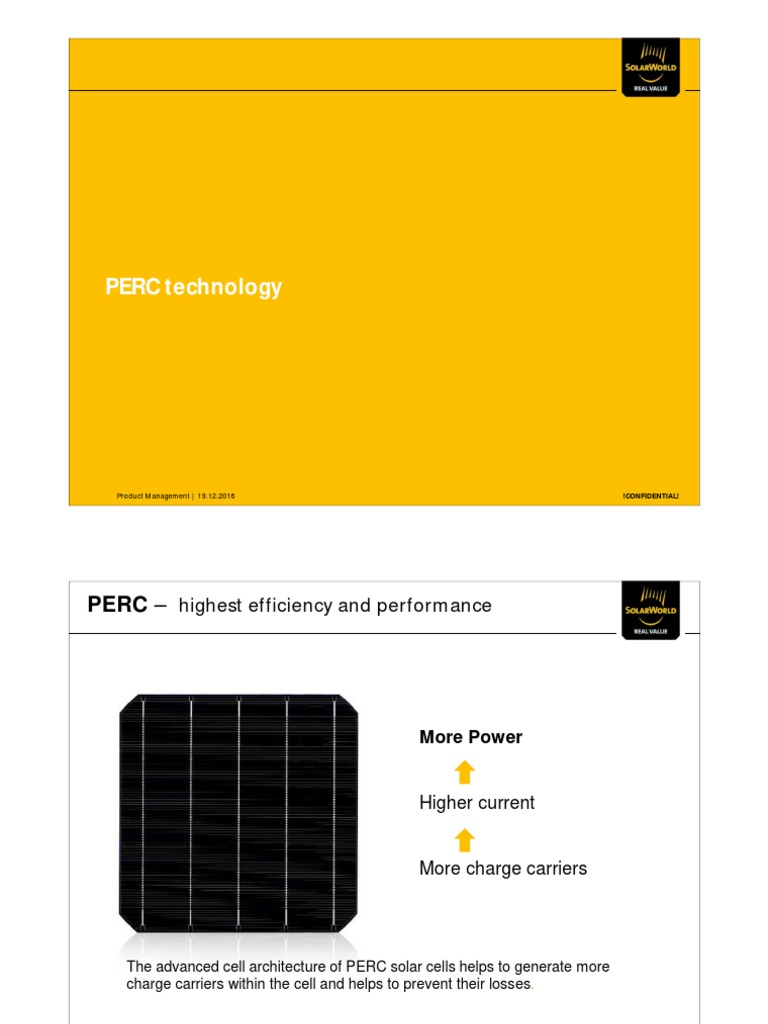 The Advantages of PERC Solar Cell Technology | PDF | Solar Cell | Glass ...