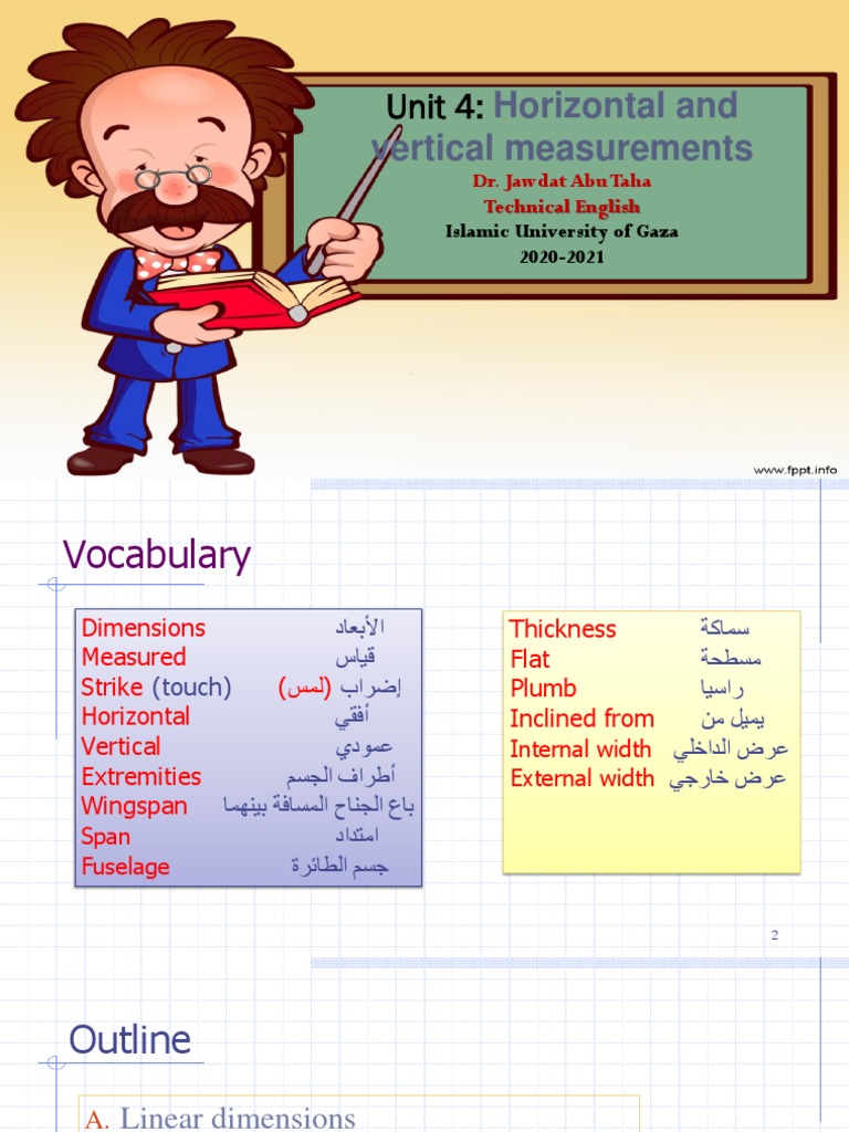 Understanding Horizontal and Vertical Measurements | PDF | Length ...