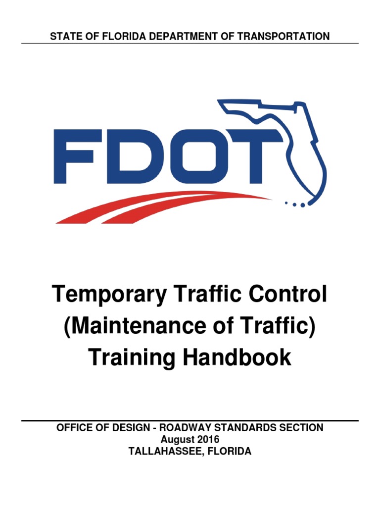 FDOT Temporary Traffic Control Training | PDF | Test (Assessment ...