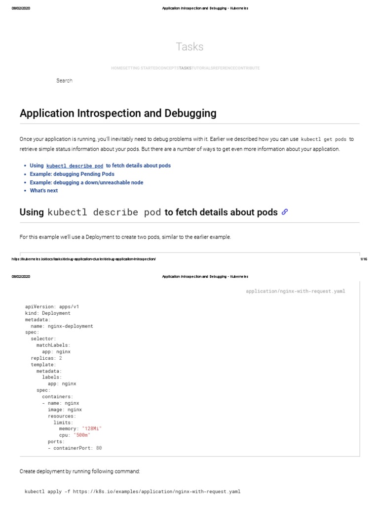 CKA-Application Introspection and Debugging | PDF | Computer Science | Operating System Technology