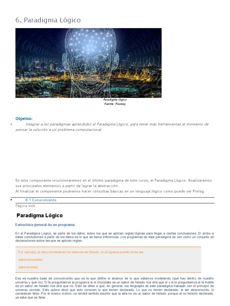 Introducción al Paradigma Lógico | PDF | Lenguaje de programación ...