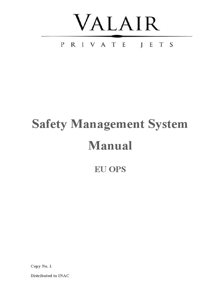 Safety Management System Manual: Eu Ops | PDF | Risk | Safety