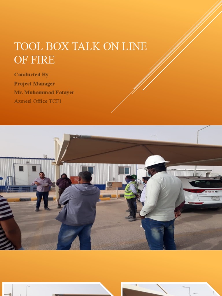 Tool Box Talk On Line of Fire | PDF