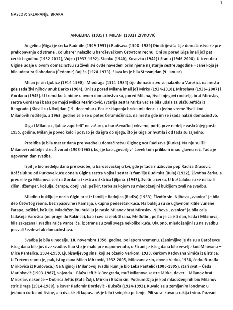 Sklapanje Braka | PDF