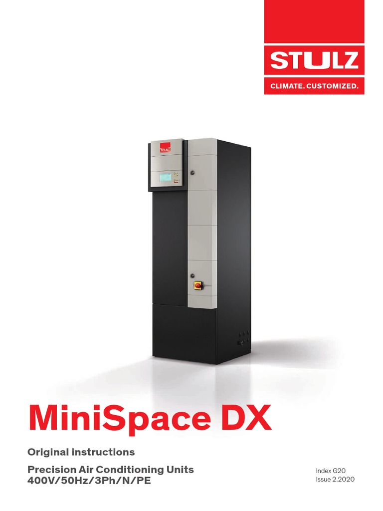 STULZ MiniSpaceDX G20 0220 en | PDF | Air Conditioning | Heat Exchanger
