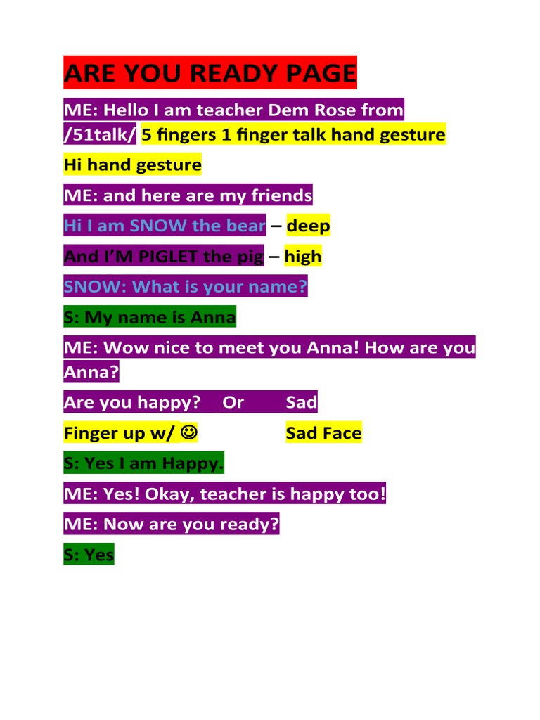 51talk Practice | PDF