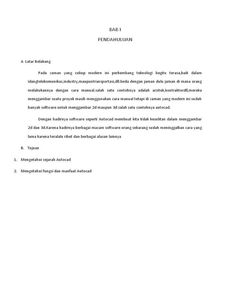 Sejarah dan Fungsi AutoCAD dalam Desain | PDF | Seni | Komputer