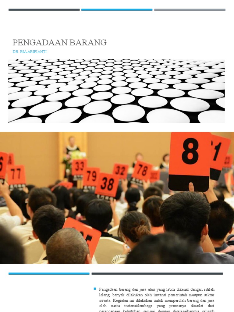 Definisi, Jenis Dan Metode Pengadaan Barang | PDF