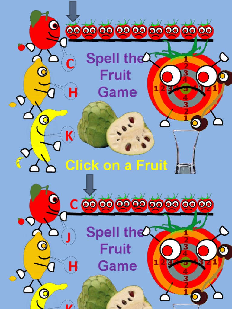 Fruit Shooting Game Spell The Fruit Part 5 | PDF